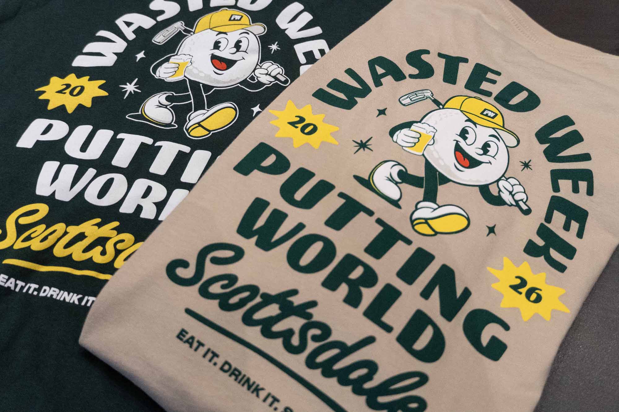 Scottsdale Wasted Week 2026 T-Shirt – Putting World Golf Shop